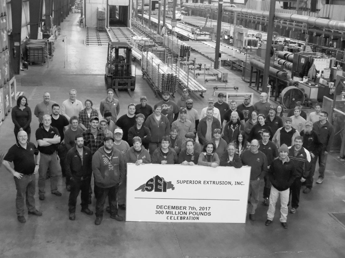 Superior Extrusion reaches milestone | News, Sports, Jobs - The Mining ...